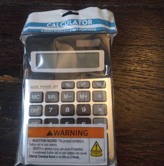 Sentry | Other | Sentry Calculator Jumbo Key Calculator Silver 8 Digit ...